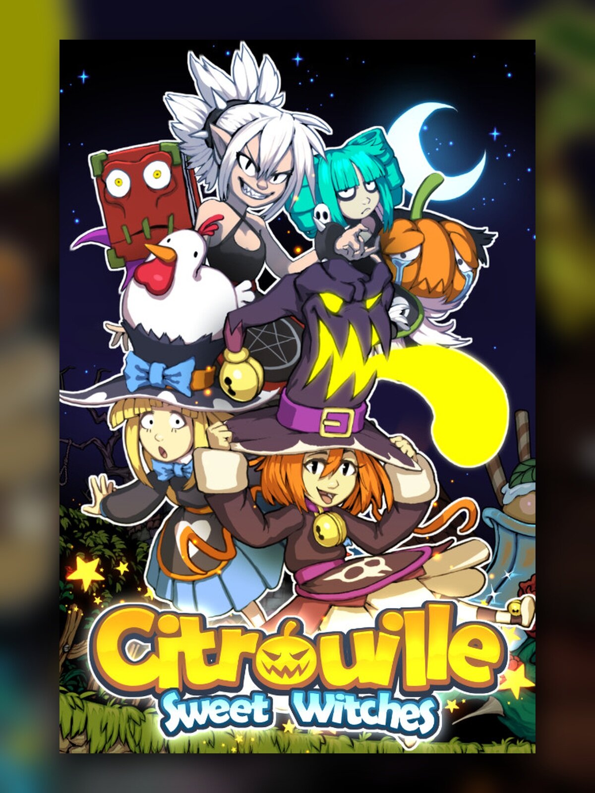Игра Citrouille: Sweet Witches Steam Gift |PC/ПК| регион Индонезия | Подарок Стим