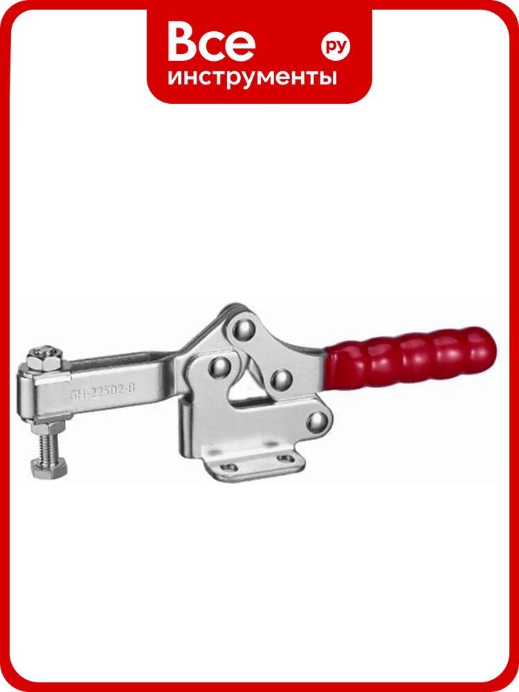 Прижим WOODWORK с вертикальной ручкой, усилие 250 кг. GH-22502-B