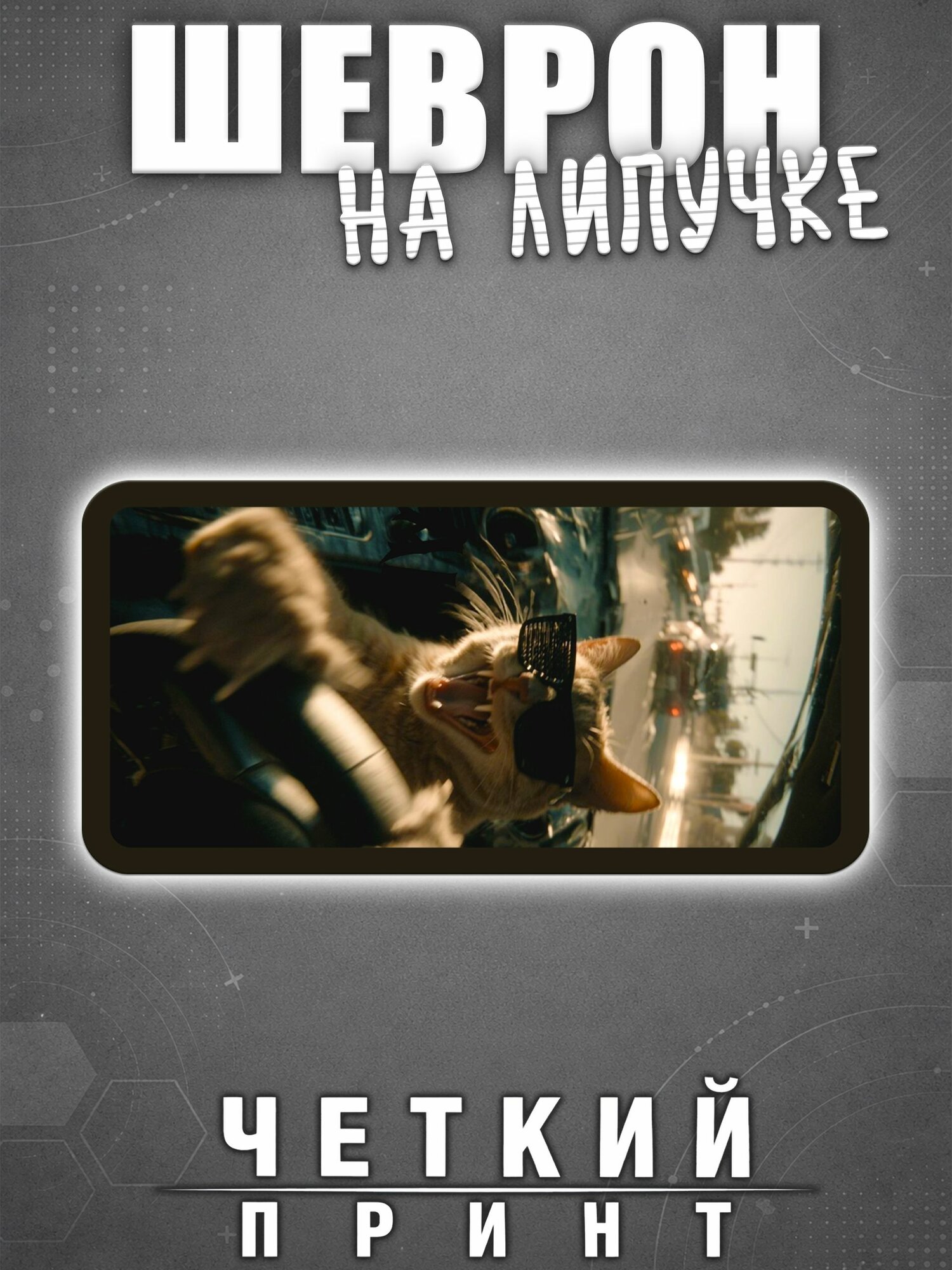 Шеврон Кот За Рулем