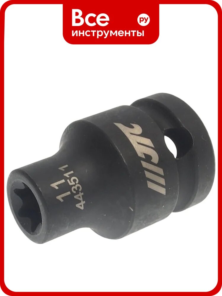 Головка торцевая ударная JTC 6-гранная 1/2" х E11 -443511 525946