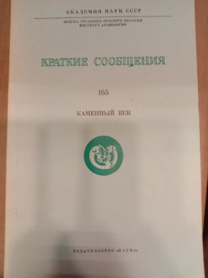 Каменный век