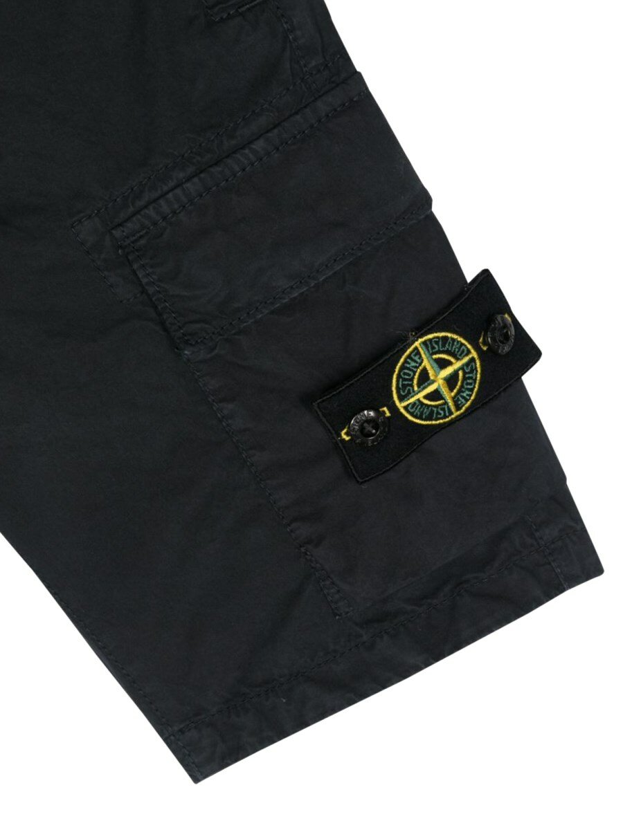 Шорты Stone Island, размер 8 yrs, синий — фото 1