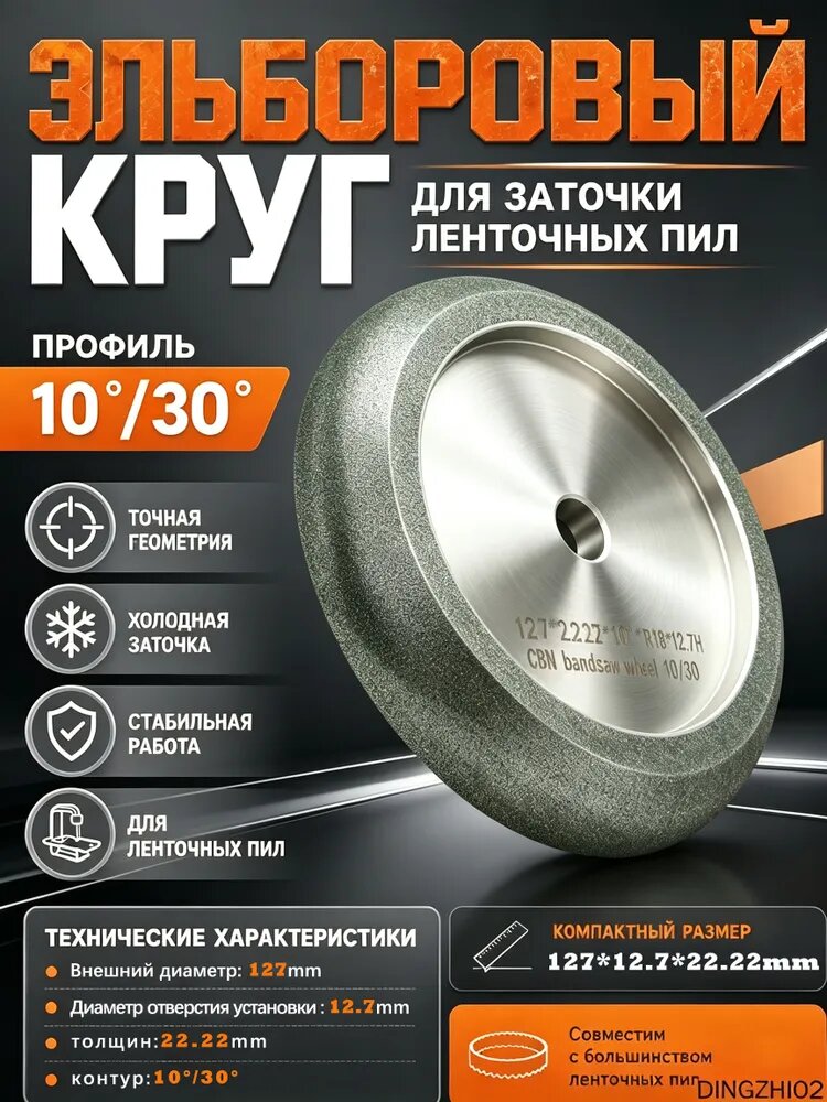 Круг шлифовальный 127 x 22.22