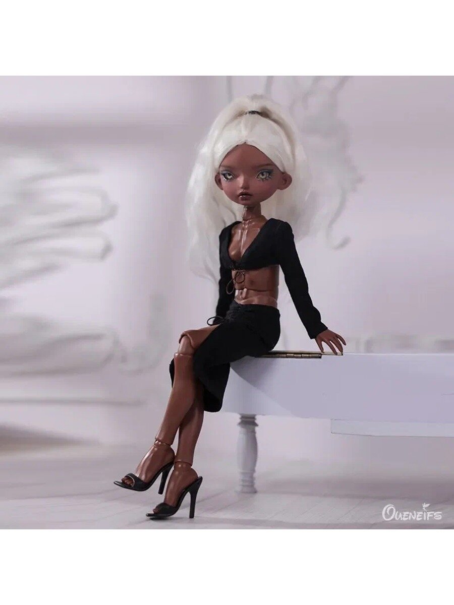 Кукла BJD 1/6 Сердце, темнокожая, из смолы, высота 33 см, полный набор