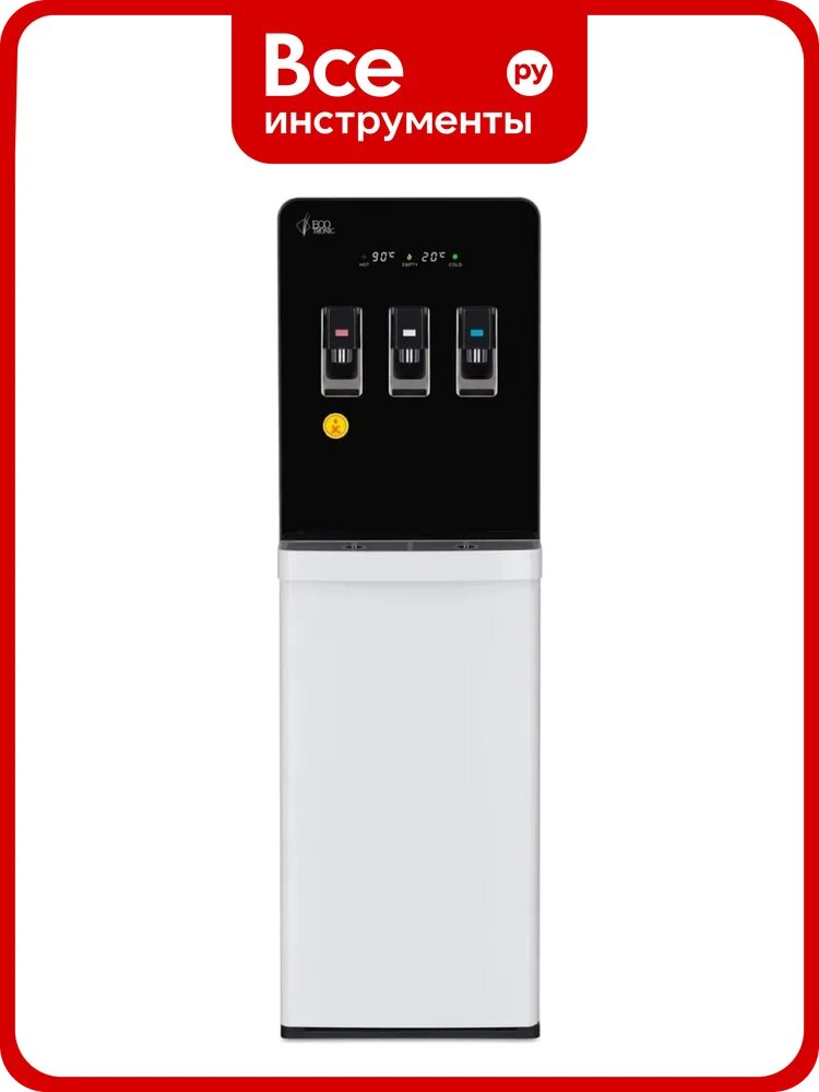 Кулер напольный ECOTRONIC K44-LXEM black-white 13536