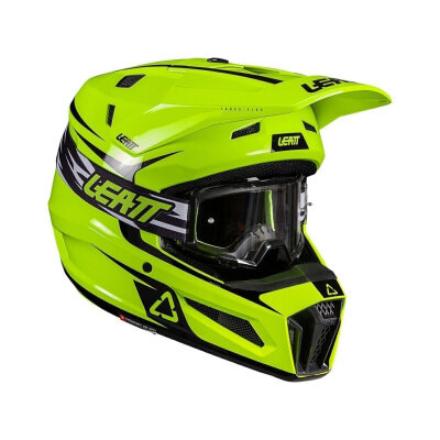 Мотошлем Leatt Moto 3.5 Helmet Kit (Neon Yellow, XS, 2026 (1026000750))
