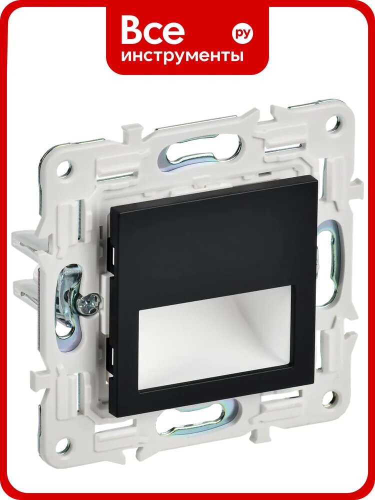Подсветка LED IEK SKANDY встраиваемая SK-L01Bl черный SK-FL20-K02