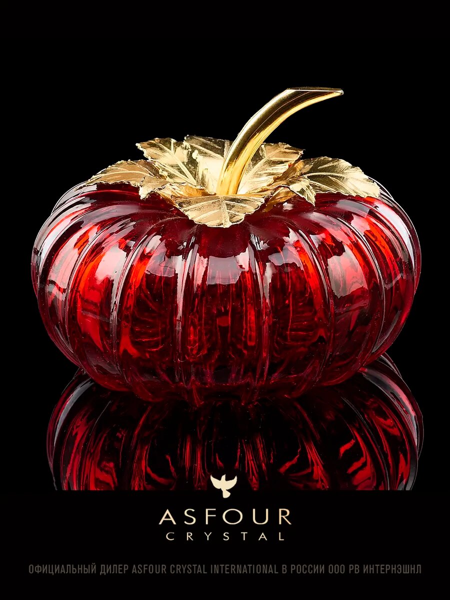 Сувенир из хрусталя "Яблоко". Asfour Crystal
