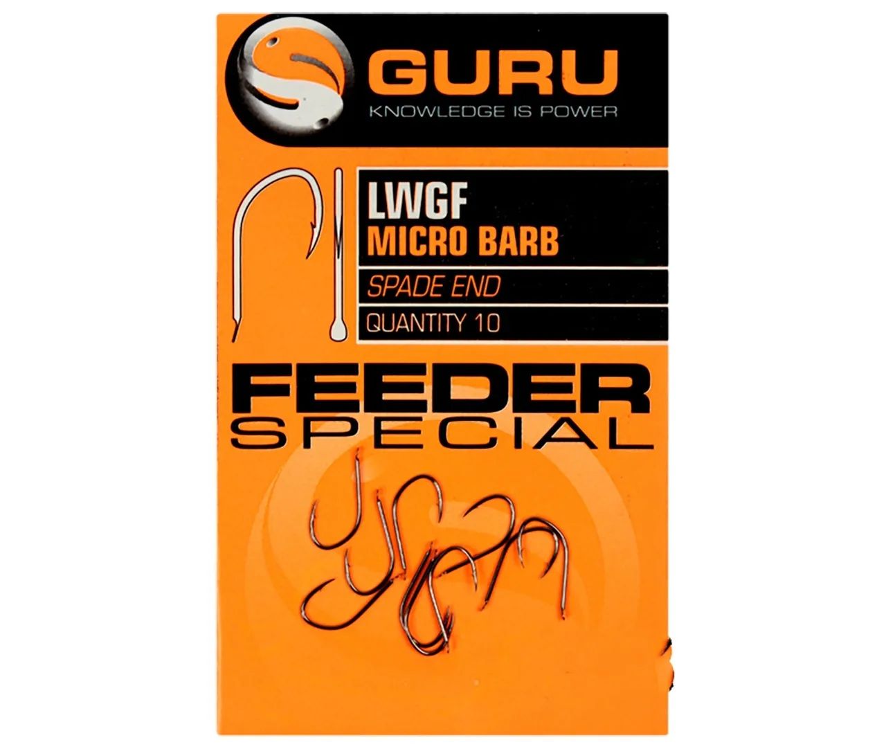 GURU Крючок LWGF Feeder Special Barbed N12 с микробородкой