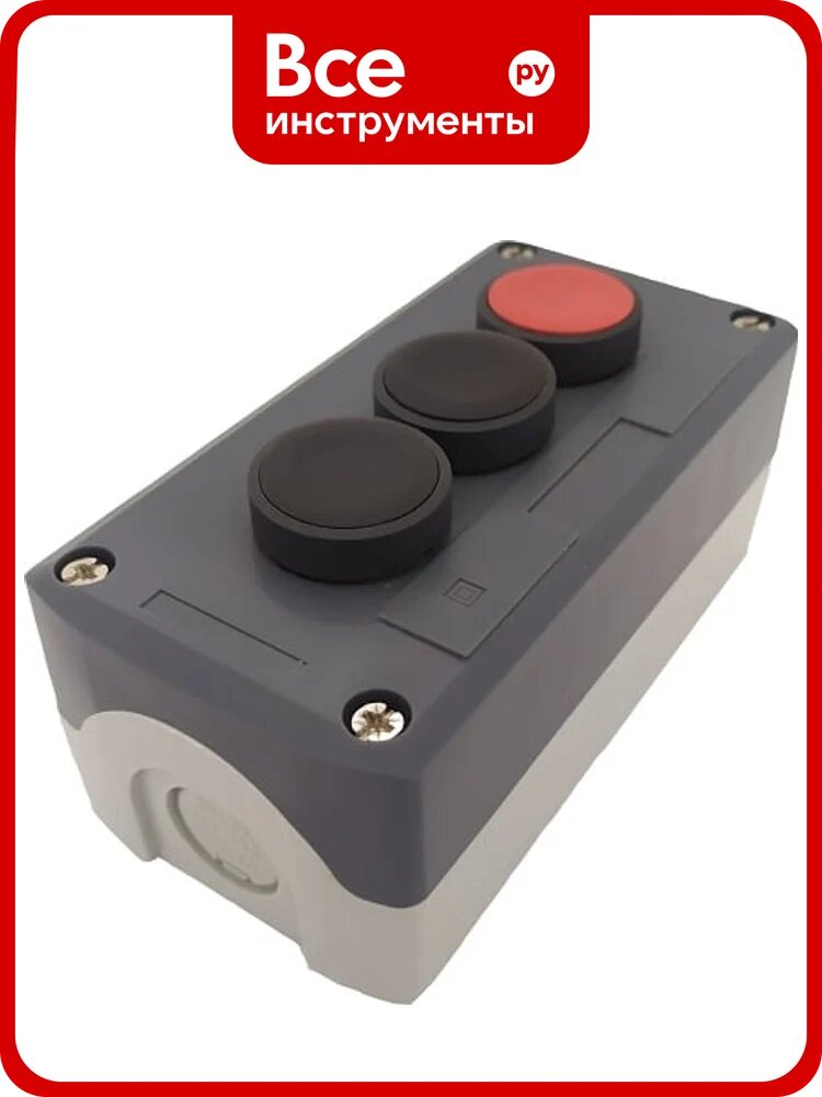 Пост кнопочный Briswik 3 поста, настенный, пластик IP65 XALD320. BR
