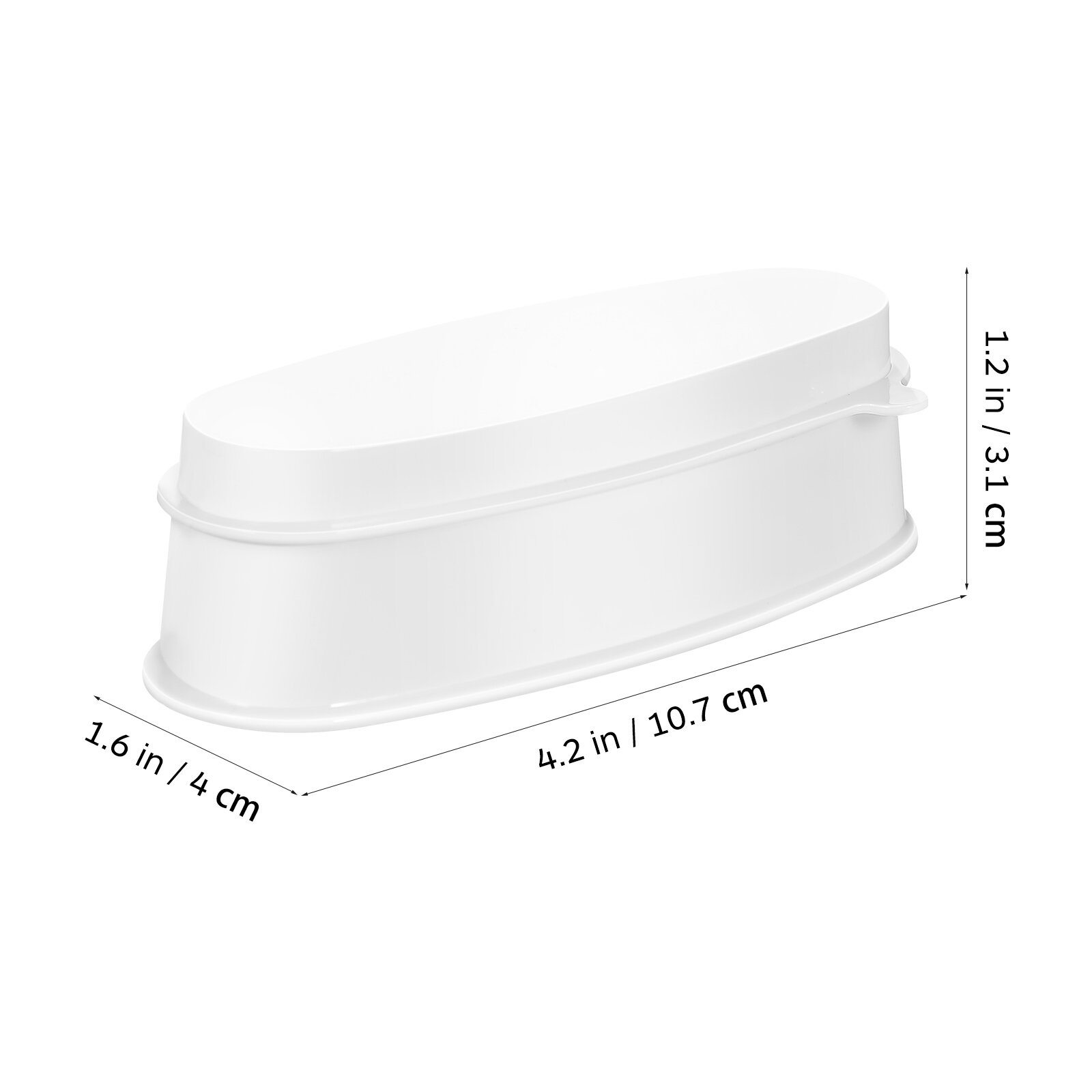 Тray Для Dip Powder Ногтей 3 Штуки Белый Цвет 10 70X4 00X3 10Cm