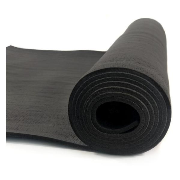 Коврик для йоги Ramayoga NIRVANA, 183х60х0,4 черный