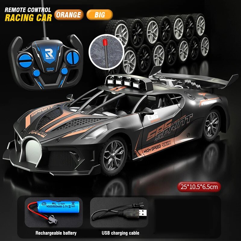 Радиоуправляемая гоночная машина CONUSEA 1:18 Orange 25cm