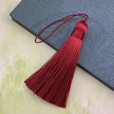 Декоративные кисти (для штор и подушек), упаковка из 10 штук, бордовый