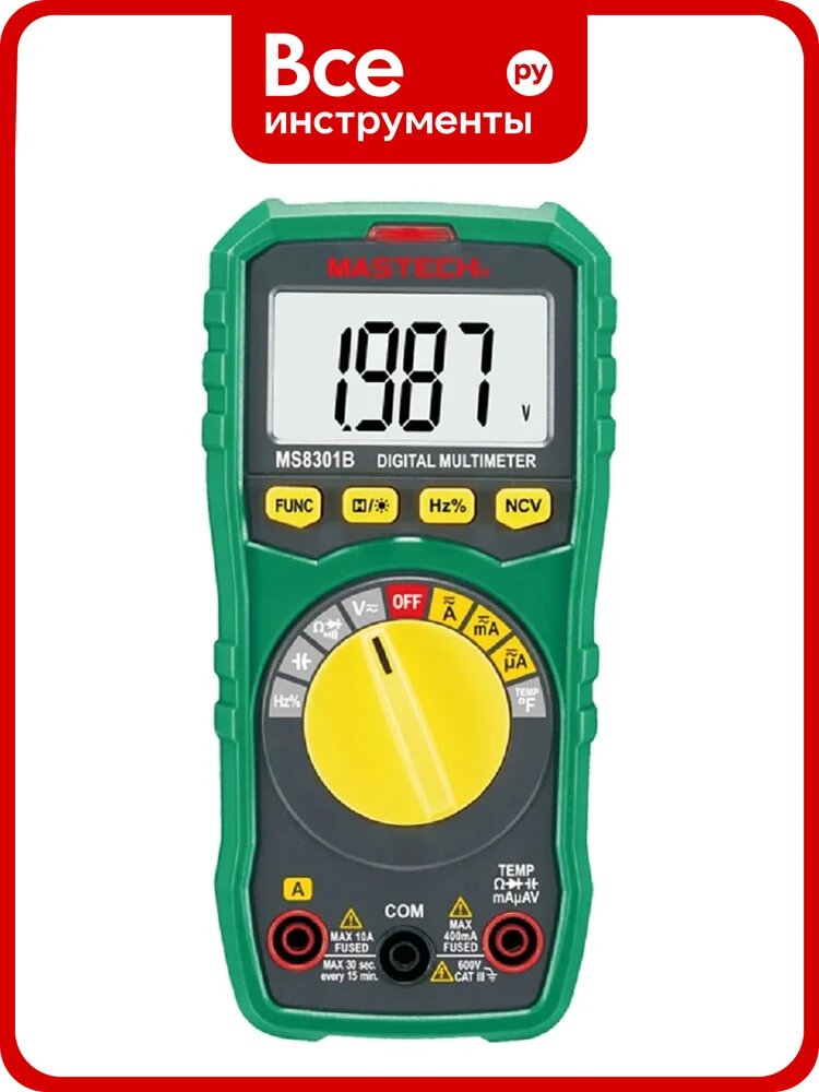 Цифровой мультиметр Mastech MS8301B 00-00007384