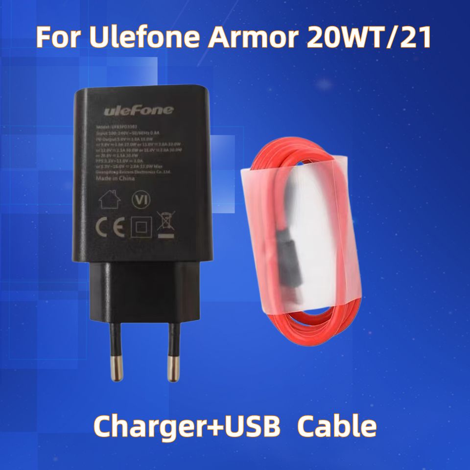 Ulefone Armor 21 зарядное устройство для мобильного телефона + кабель для передачи данных Armor 20WT-. Z1