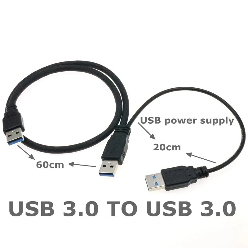 USB 3.0 to USB 3.0 кабель, 60см, USB A