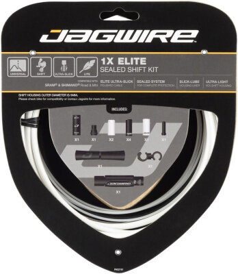 Набор рубашек и тросиков переключения Jagwire Elite Sealed Shift Kit 1X White (SCK021)