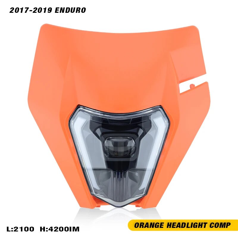 Оранжевая фара для KTM Enduro 2017-2019