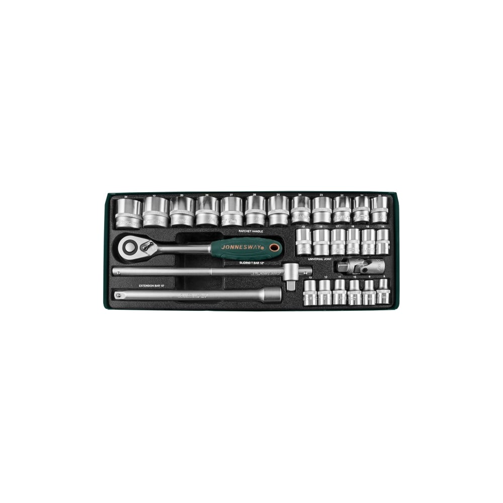 Набор торцевых головок 1/2"DR 8-34 мм Jonnesway S04H4728S
