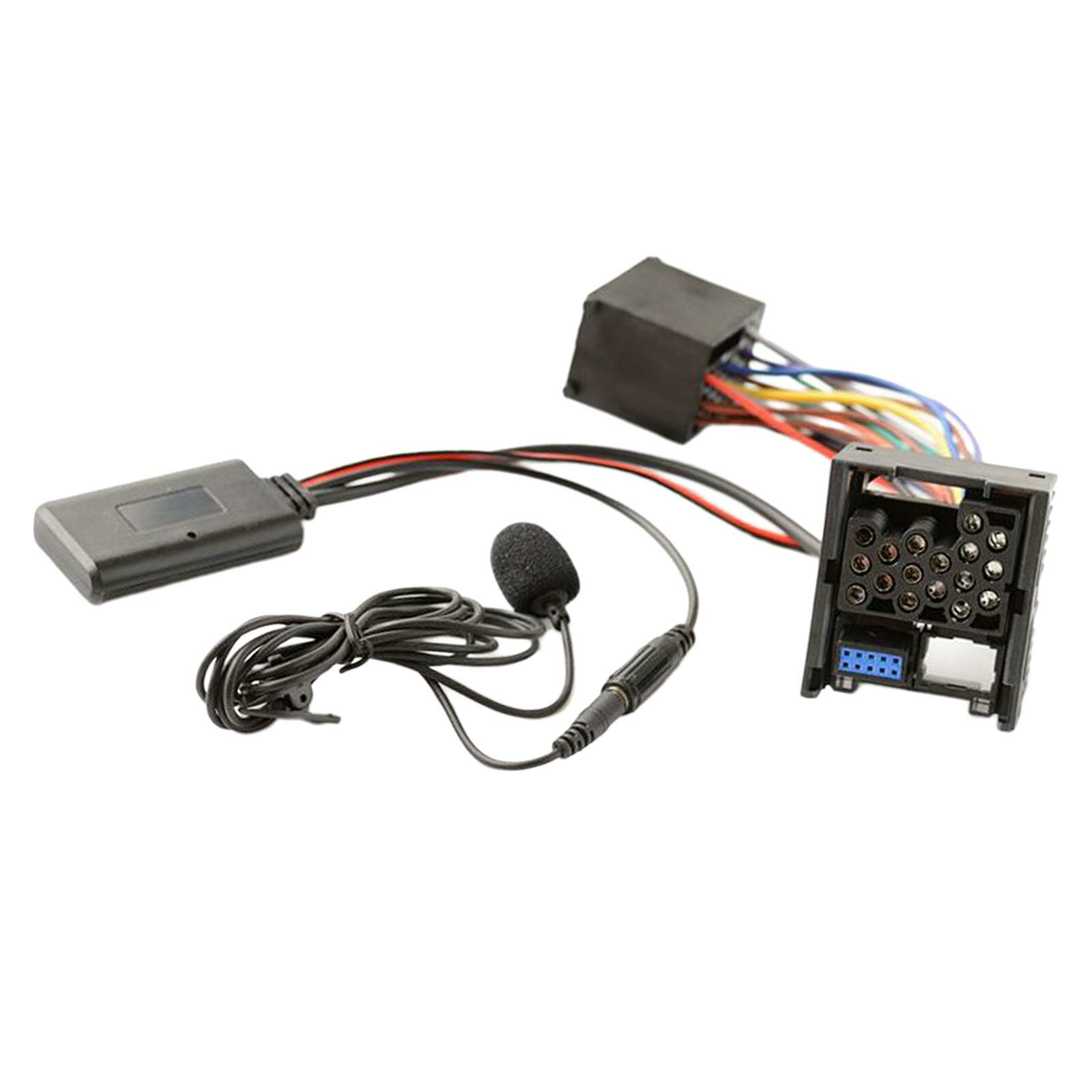 Аудиокабель AUX Bluetooth с микрофоном для BMW E46 3 серии 2002-2006 годов выпуска.