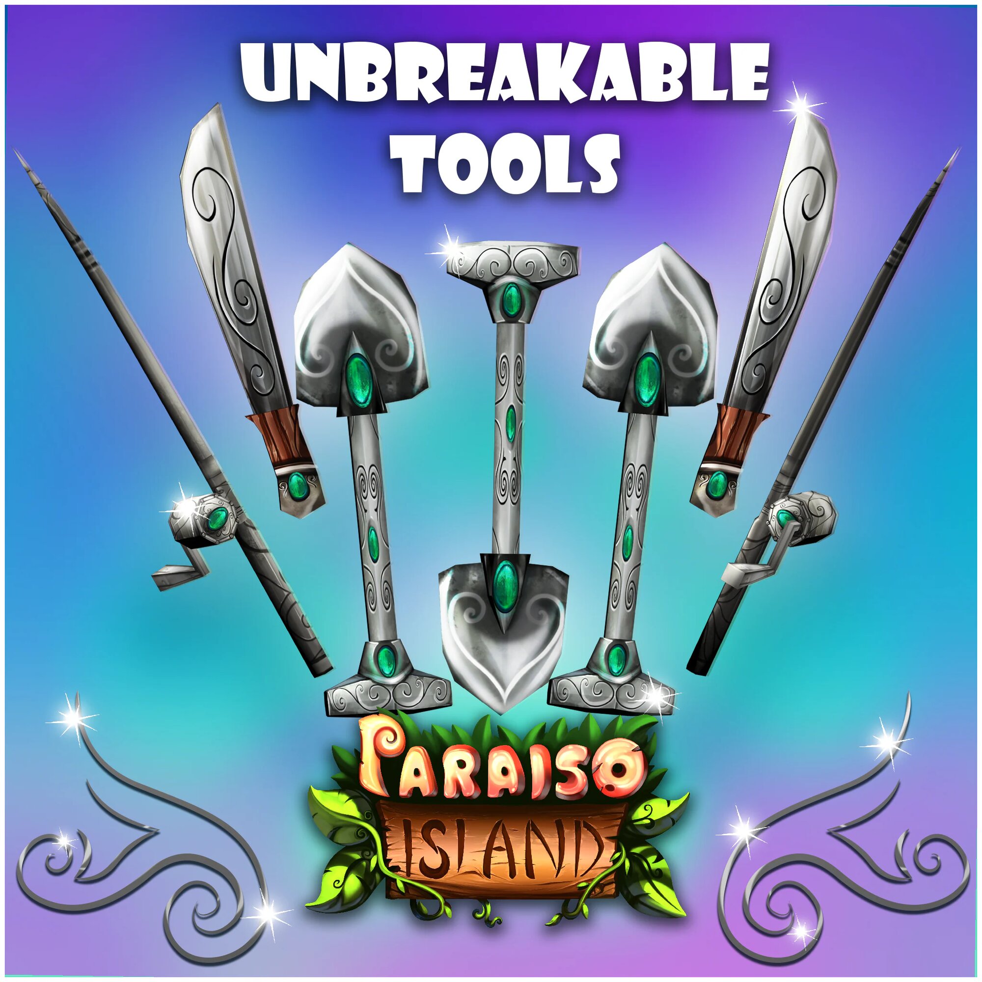 Дополнение Paraiso Island Unbreakable Tools Pack, цифровое издание PlayStation 4, регион Индонезия / код пополнения баланса