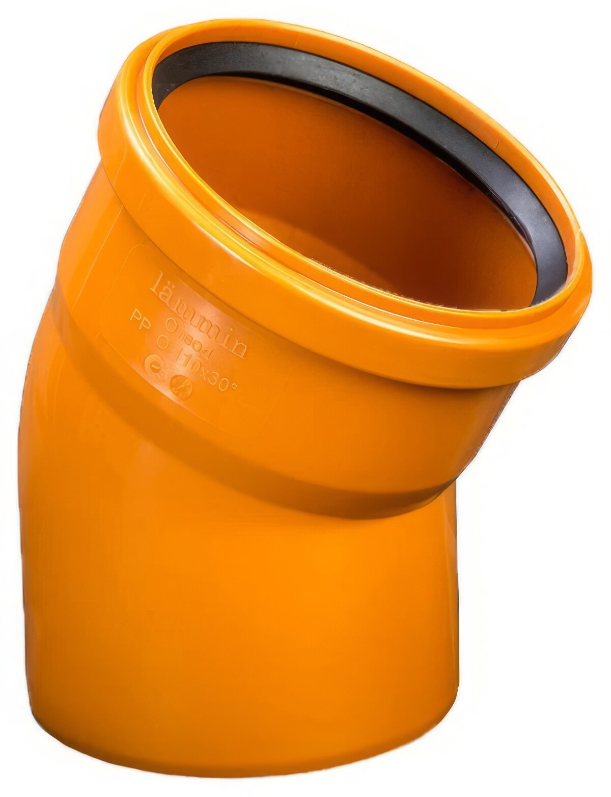 Отвод Lammin d110 мм 30° пластиковый для наружной канализации