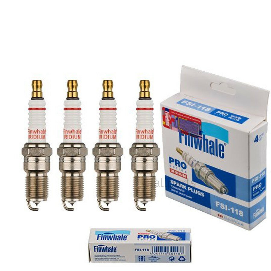 FINWHALE FSI118 Свеча зажигания IRIDIUM C-MAX / Focus II / Mondeo IV / S-MAX (WA6) C30 / S40 II / S80 II