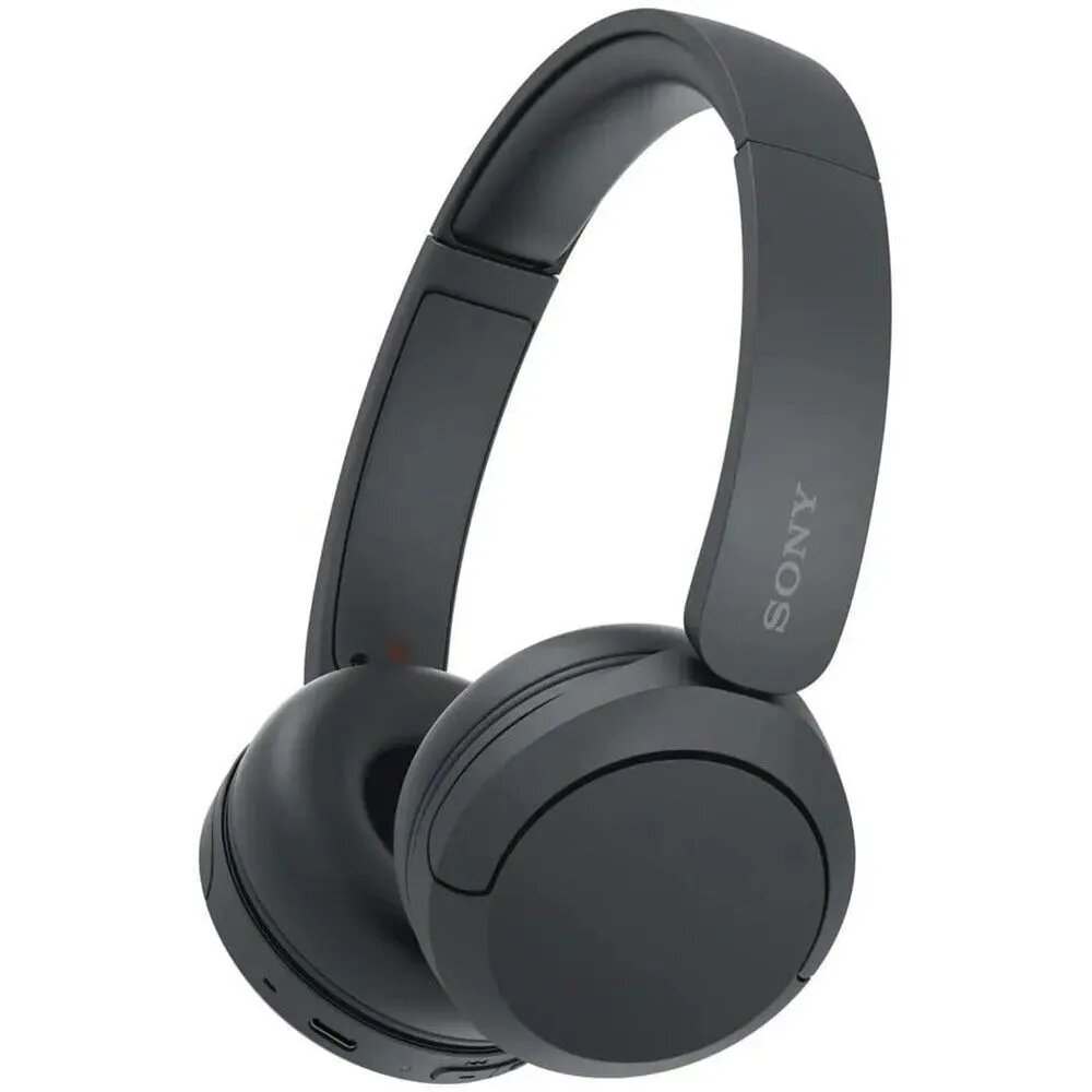 Наушники беспроводные накладные с микрофоном, Bluetooth, черные, WH-CH520
