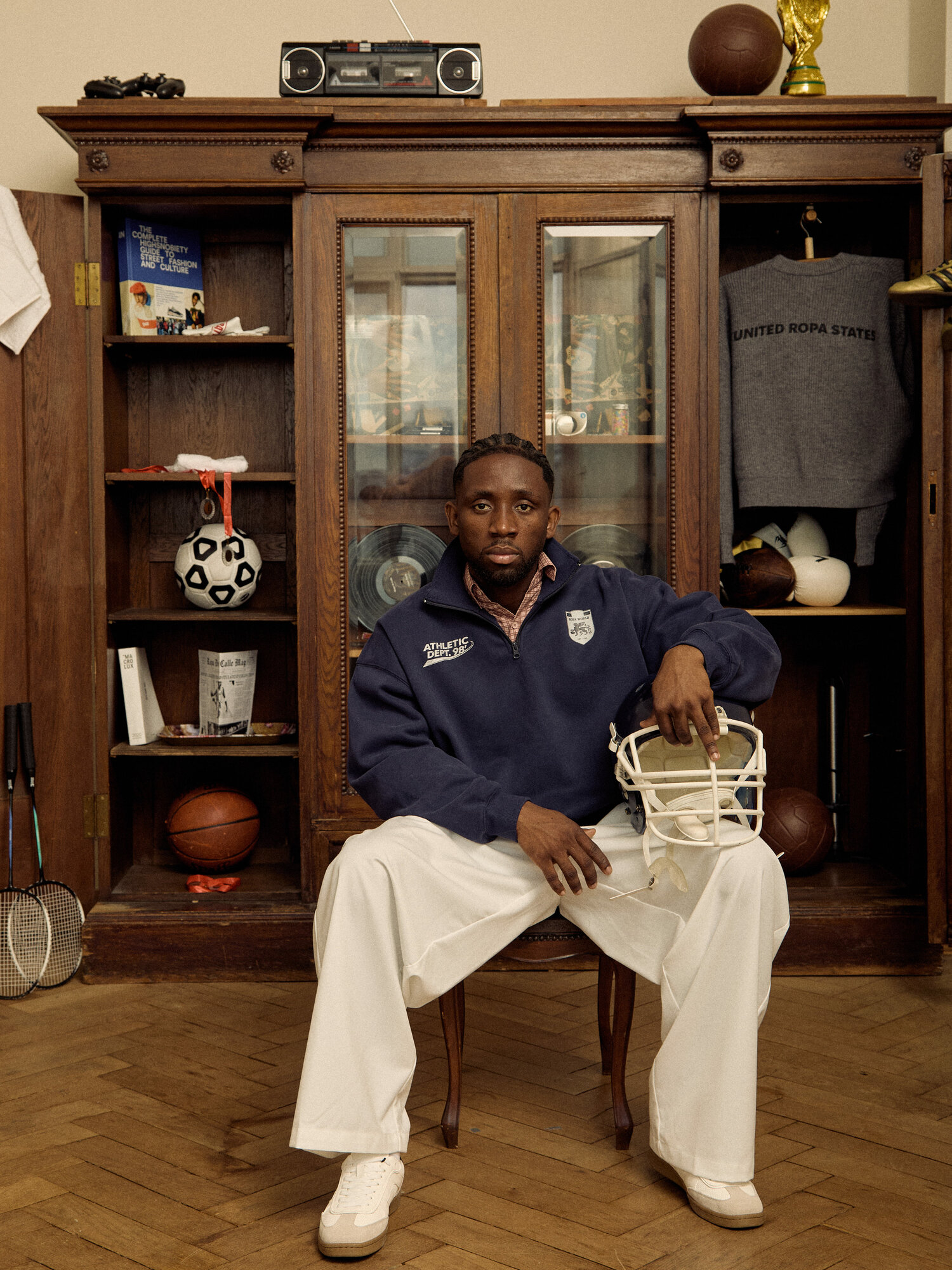 Свитшот Ropa World на молнии "Athletic Navy"