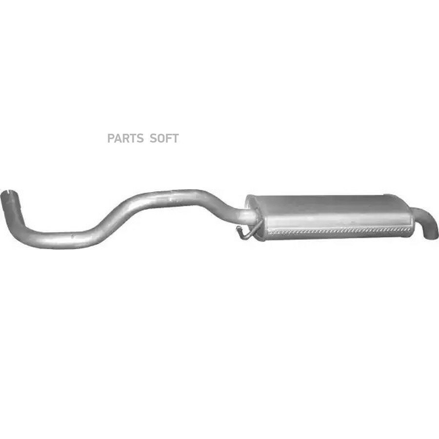 Глушитель задняя часть Seat Ibiza 1.4i 99-02 от официального дистрибьютора, POLMOSTROW, артикул 2375