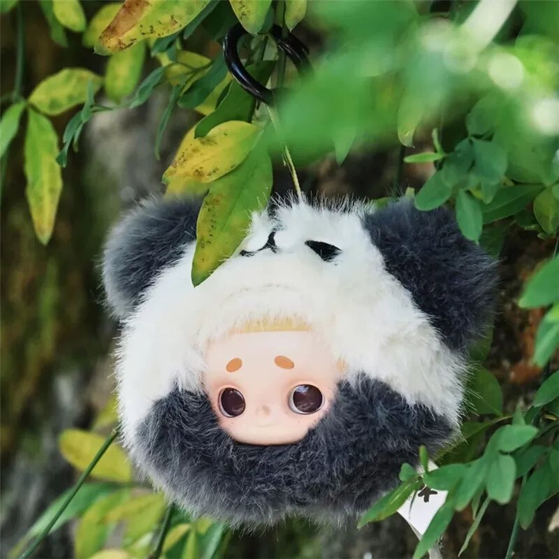 NOOK Forest Adventure Плюшевый брелок-слепой бокс - Ленивый панда (Нераспечатанная упаковка, официальный