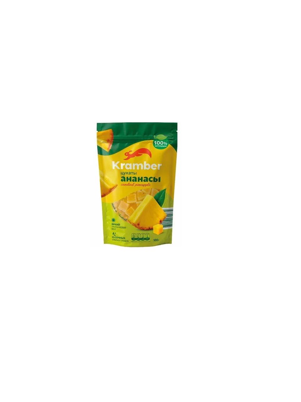 Цукаты ананасы Kramber 100г