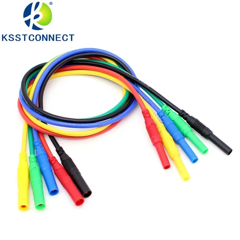 KSSTCONNECT Гибкие силиконовые удлинители проводов 4 мм 5 шт.