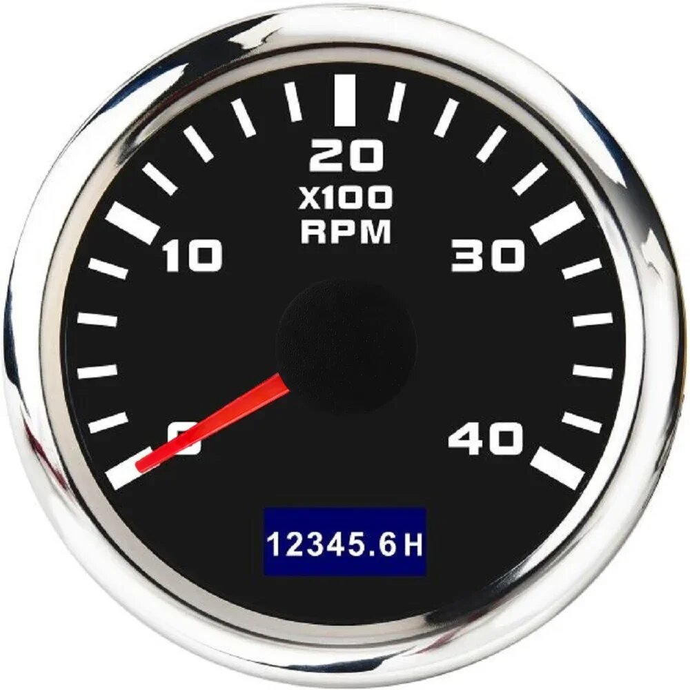 Тахометр 52 мм, 3000-8000 об/мин, Цвет: 4000 RPM BS