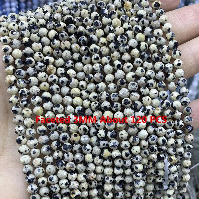 Бусины Далматинец Яшма SYSRXLR 3MM About 120 PCS