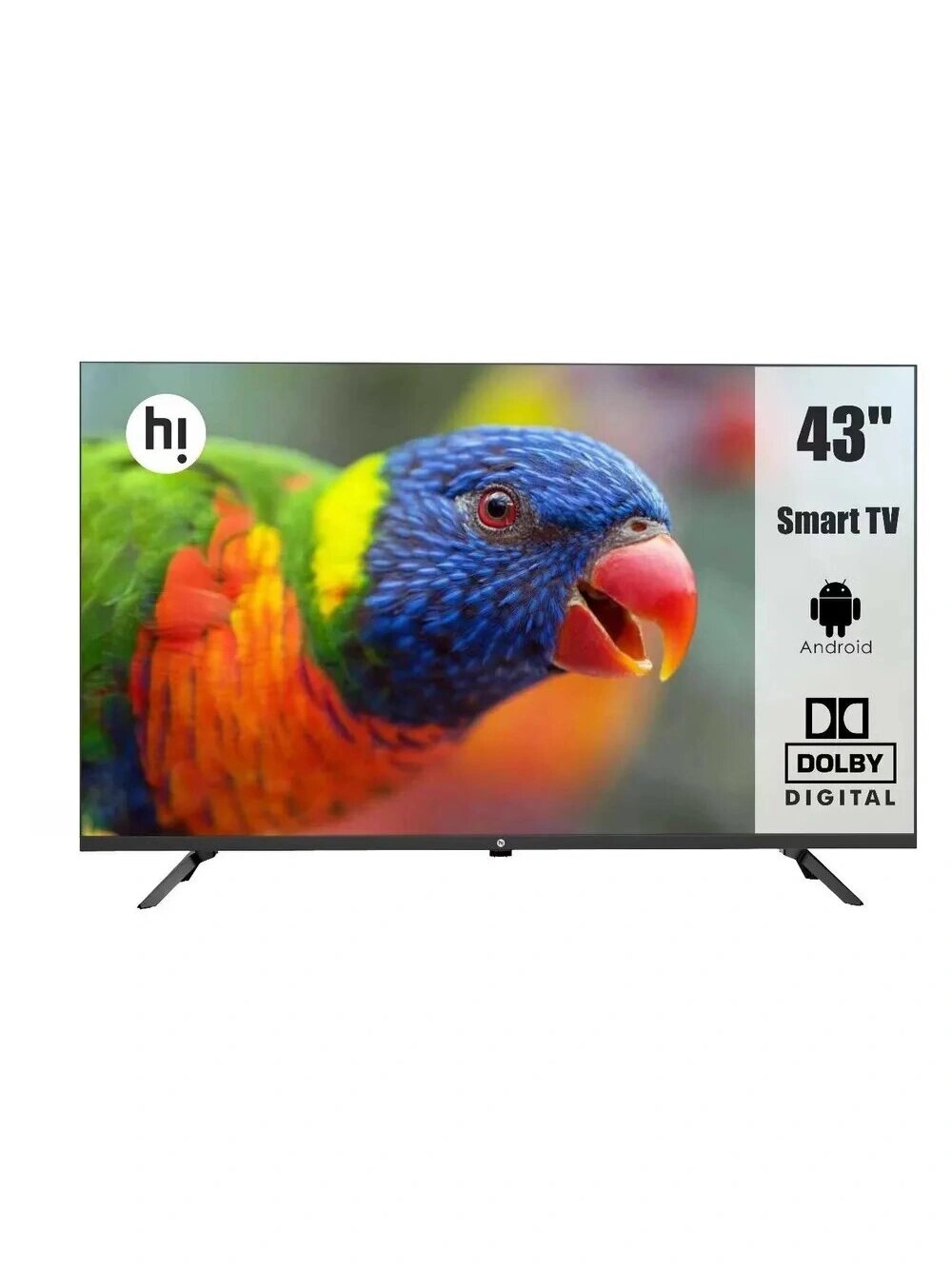 44" Телевизор Hi VHIX-43U239MSA, 4K Ultra HD (3840