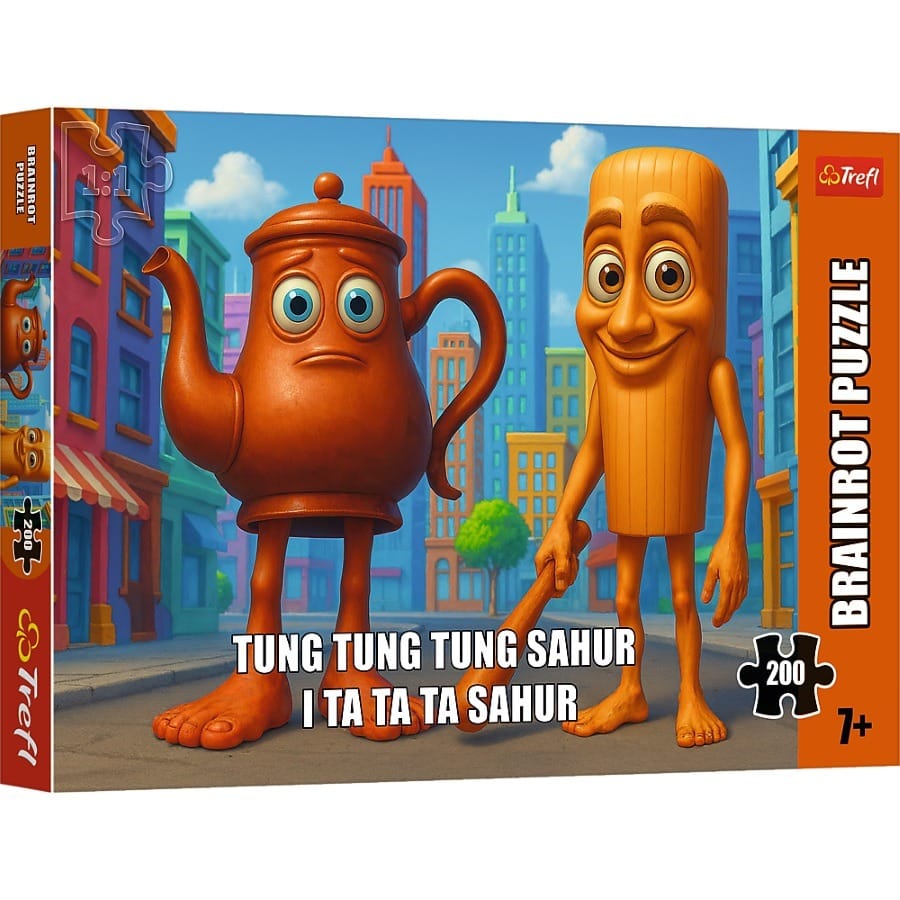 Пазл Trefl BrainRots Tung Tung Sahur, 200 элементов, 480x340 мм