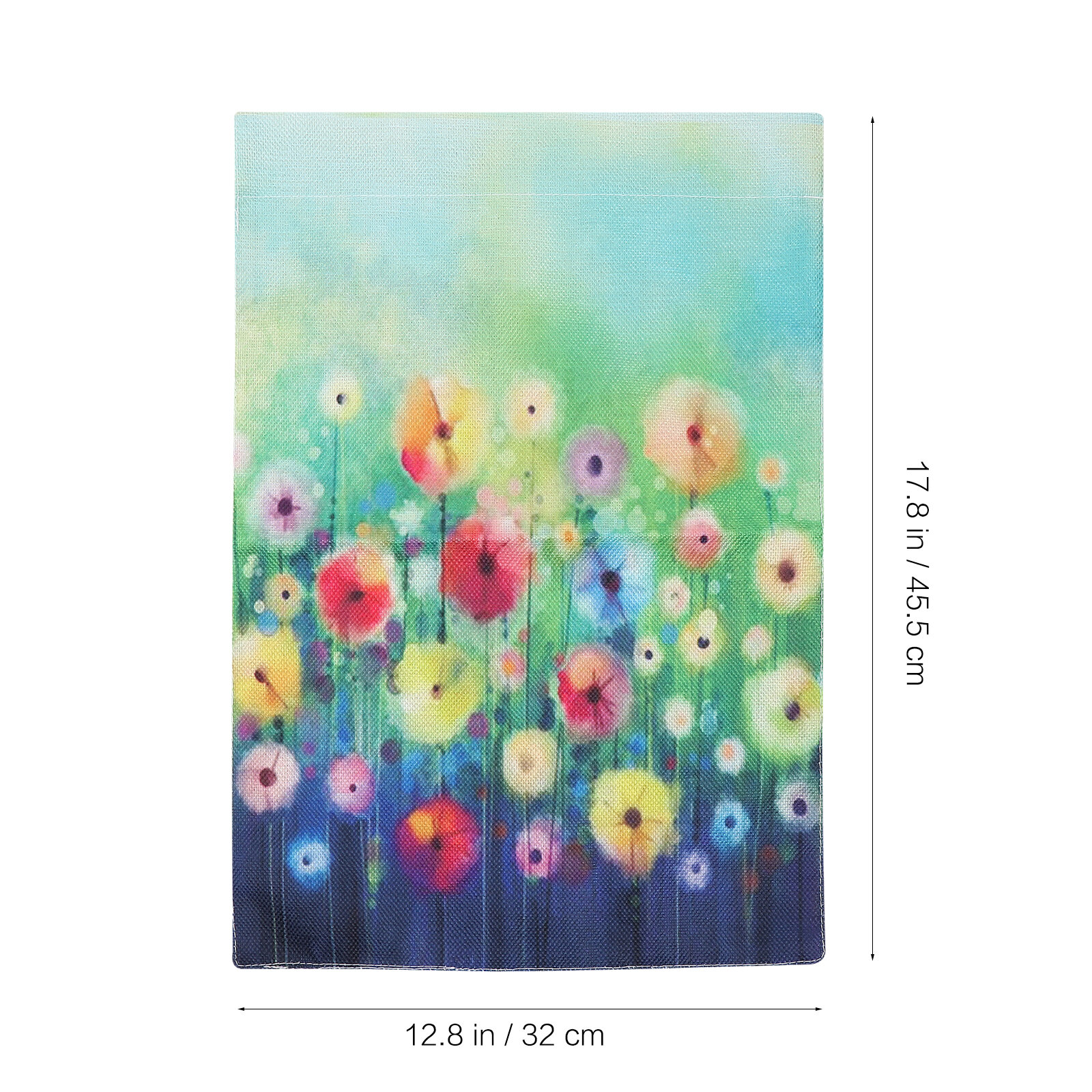 Цветочный Флаг Для Сада Двусторонний Баннер Для Дома 32.5X45.5X0.2Cm