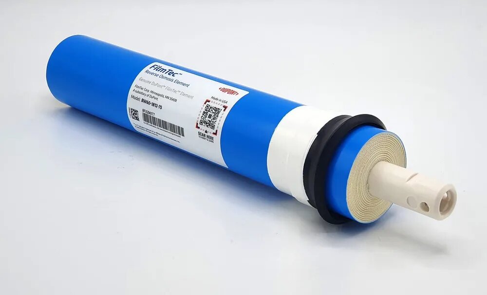 Мембрана обратного осмоса Filmtec BW60-1812-75, стандарт 1812, производительность 240 л/сут
