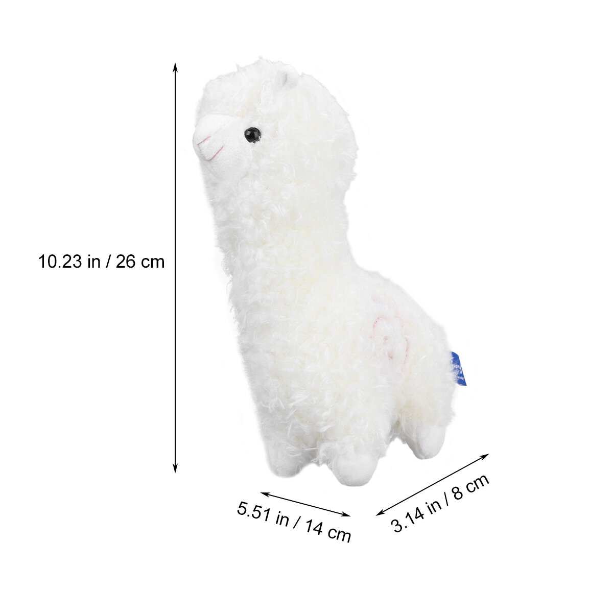 Игрушка В Forme Алпаки Белого Цвета Из Нежного Ворса 26.00X14.00X8.00Cm