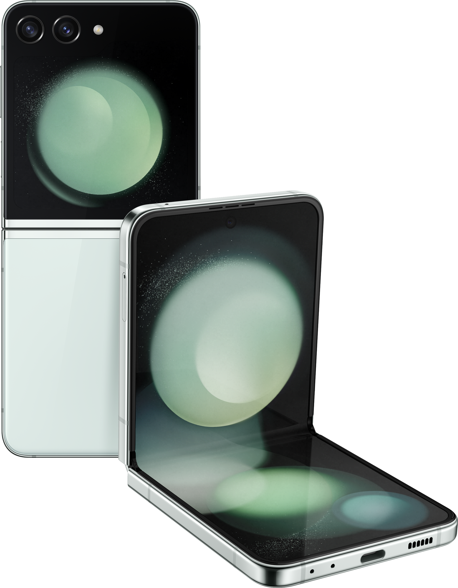 Смартфон Samsung Galaxy Z Flip5 8/256 ГБ зеленый, 6.7", nano‑SIM + eSIM, русский язык