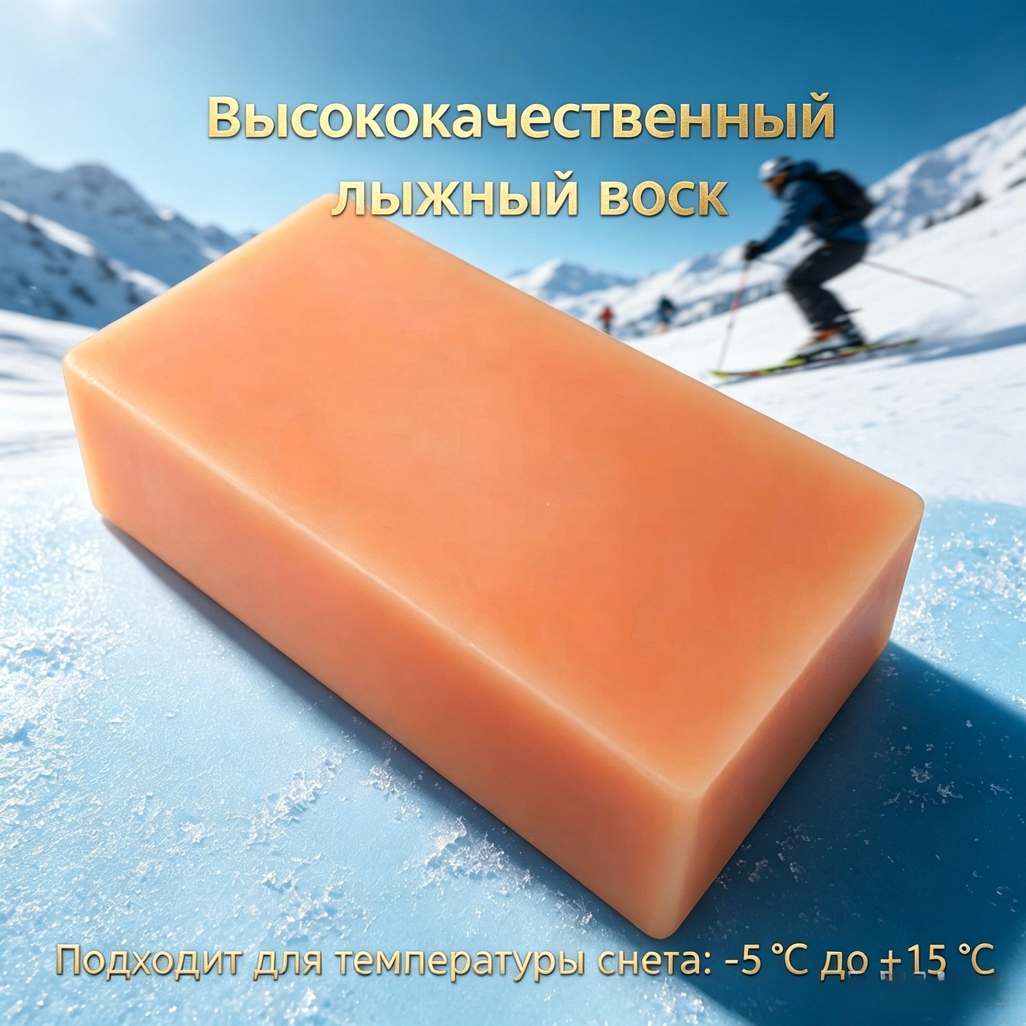 Лыжный воск 230 г, твердый воск для лыж и сноуборда, для разных температур снега