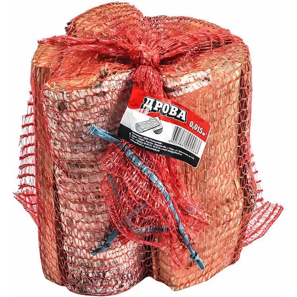 Березовые дрова Grillkoff 0.015 м3, в сетке 10