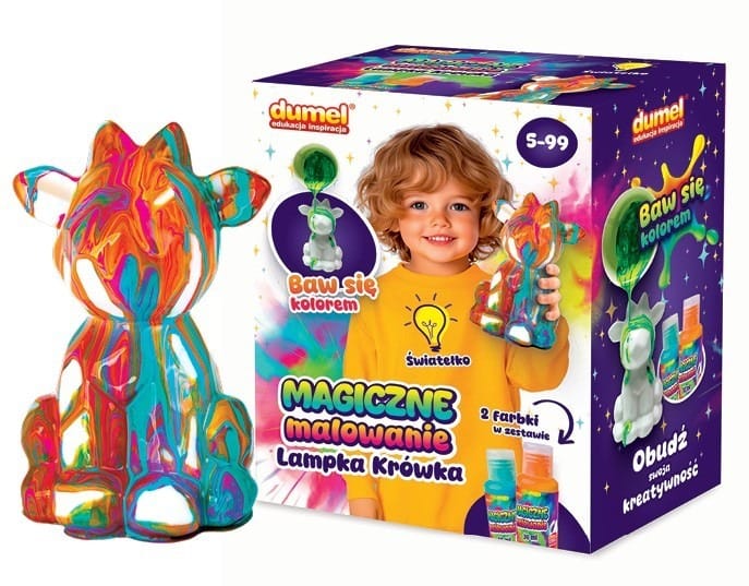 Набор для рисования Dumel Magiczne Malowanie "Лампа-корова"