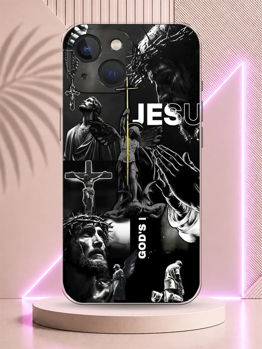 Чехол на iPhone 13 mini Иисус