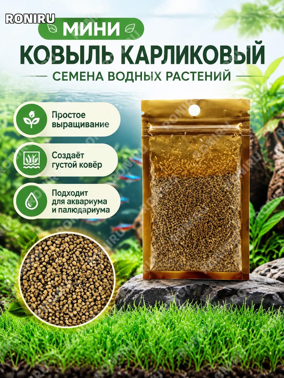Мини-волосовидная трава для аквариума мини-牛毛 1 пакет, семена аквариумных растений для подводного озеленения дома