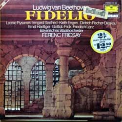 Винил LP BEETHOVEN, BAYERISCHES STAATSORCHESTER, FERENC FRICSAY 'Fidelio' (2LP-gatefold) (1974 RI 1977 German press, laminated, 2721 168, near mint/ex+)