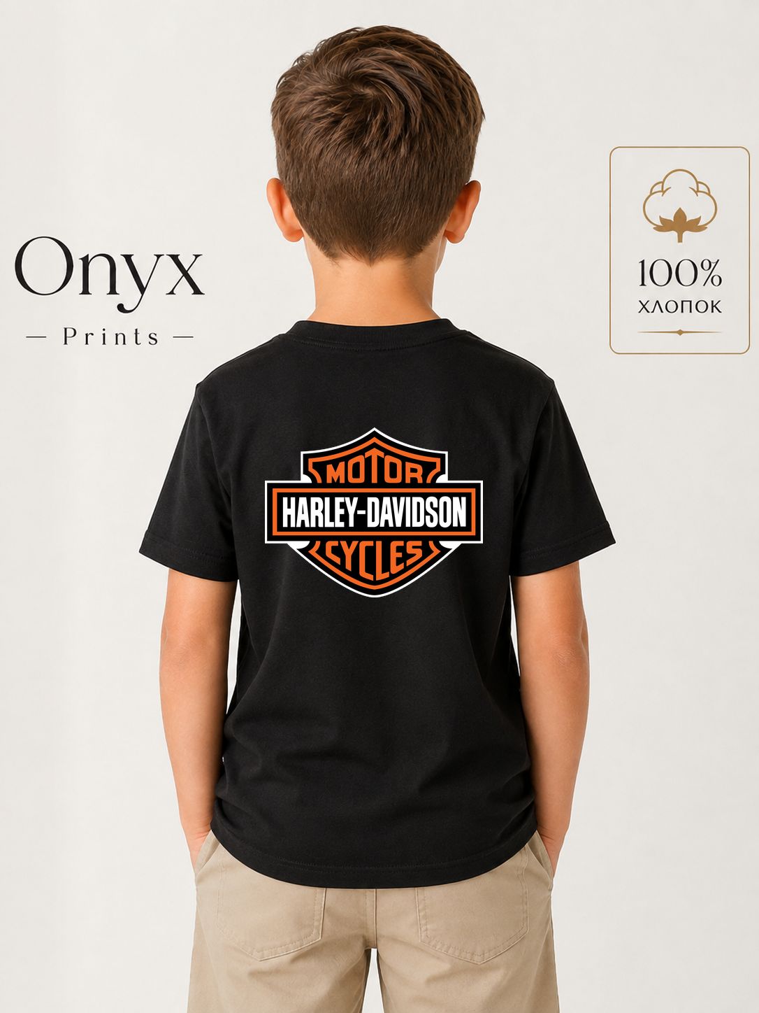 Harley Davidson Футболка С Принтом На Спине