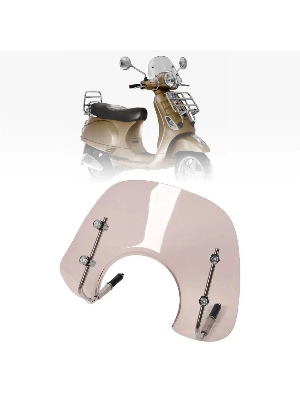 Дефлектор лобового стекла мотоцикла, подходит для Vespa LX50 LX125 LX150 круглый год